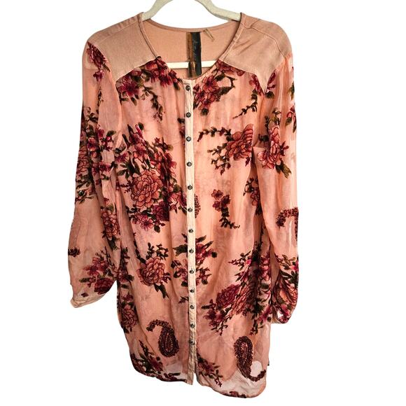 Aratta Silent Journey | Tops | Aratta Silent Journey Isla Tunic Peach ...
